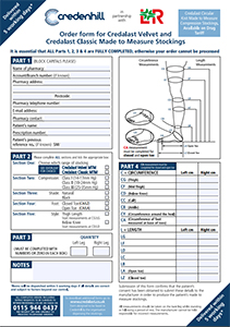 Made-to-Measure Order Forms - Daylong